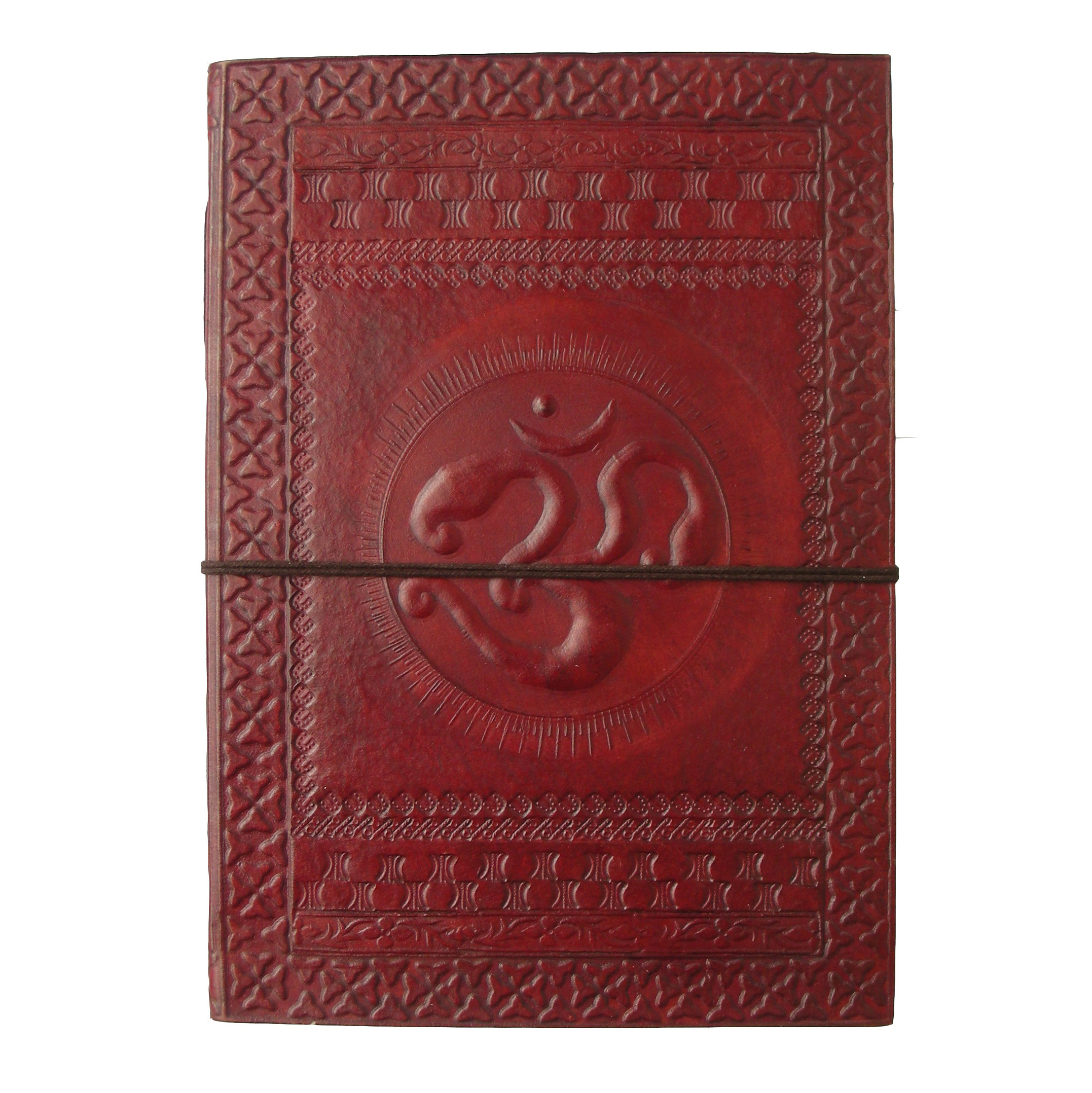 Large Leather Journal - Om - ILLUMINATION MANDALAS