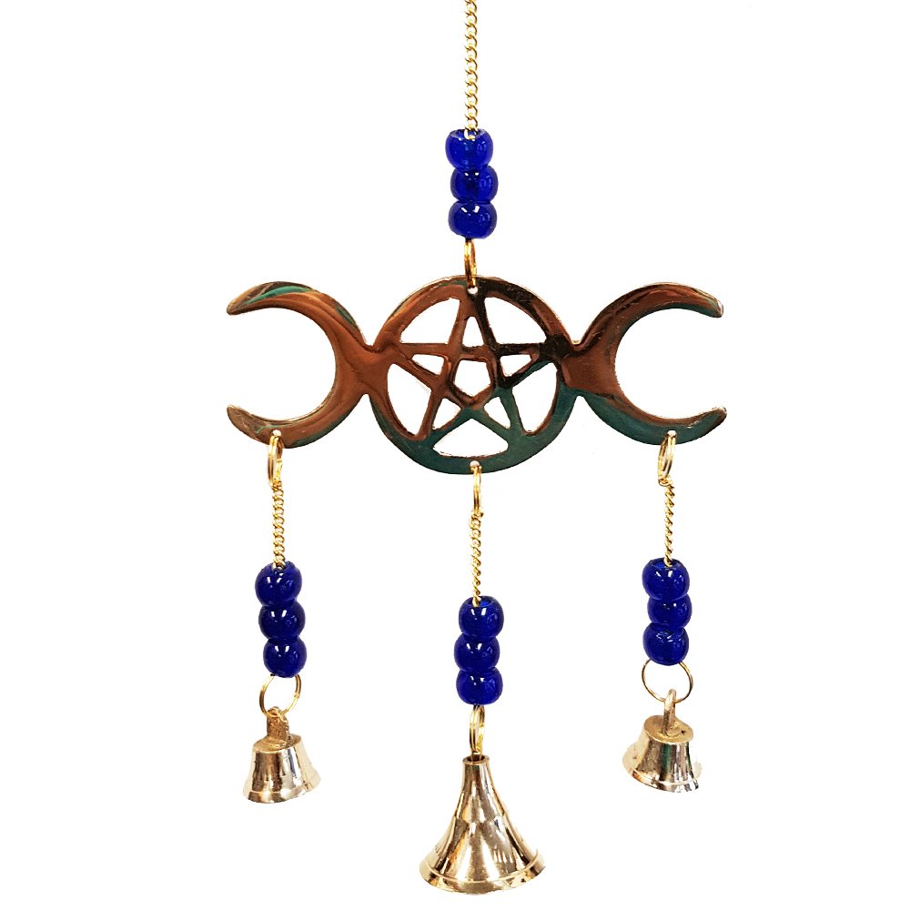 Brass Bell Triple Moon - ILLUMINATION MANDALAS