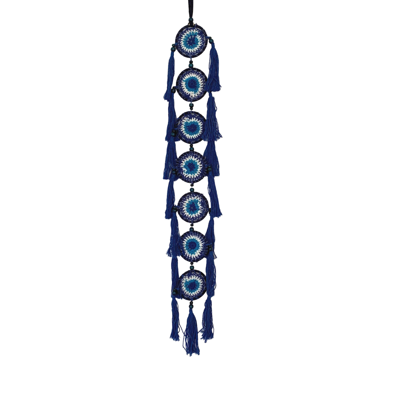 Macrame Blue Eye Dreamcatcher String - ILLUMINATION MANDALAS