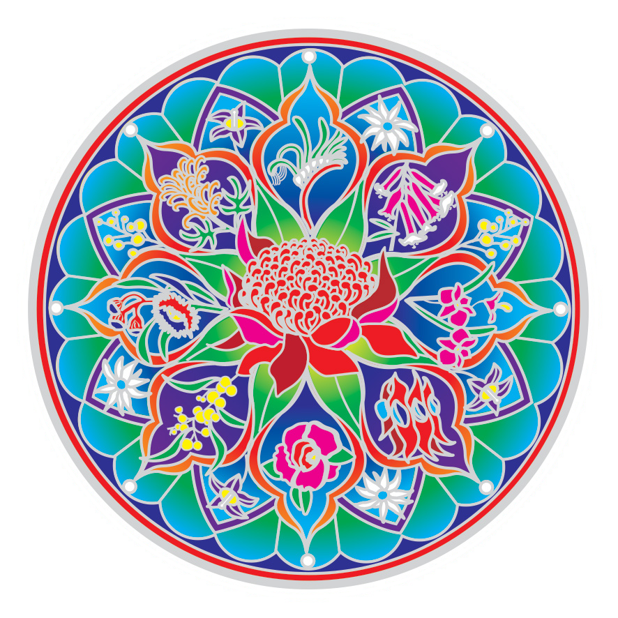 Sunseal Australian Native Flora - ILLUMINATION MANDALAS