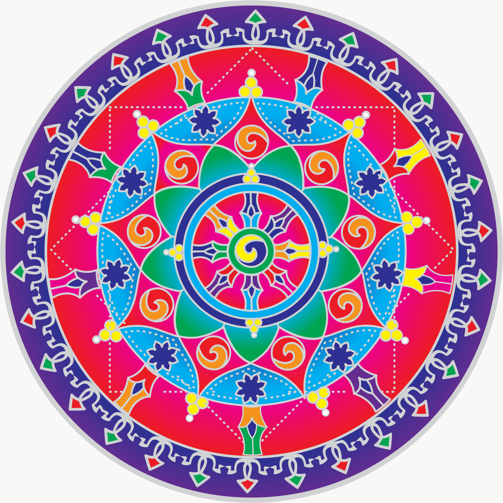 Sunseal Dharma Mandala - ILLUMINATION MANDALAS